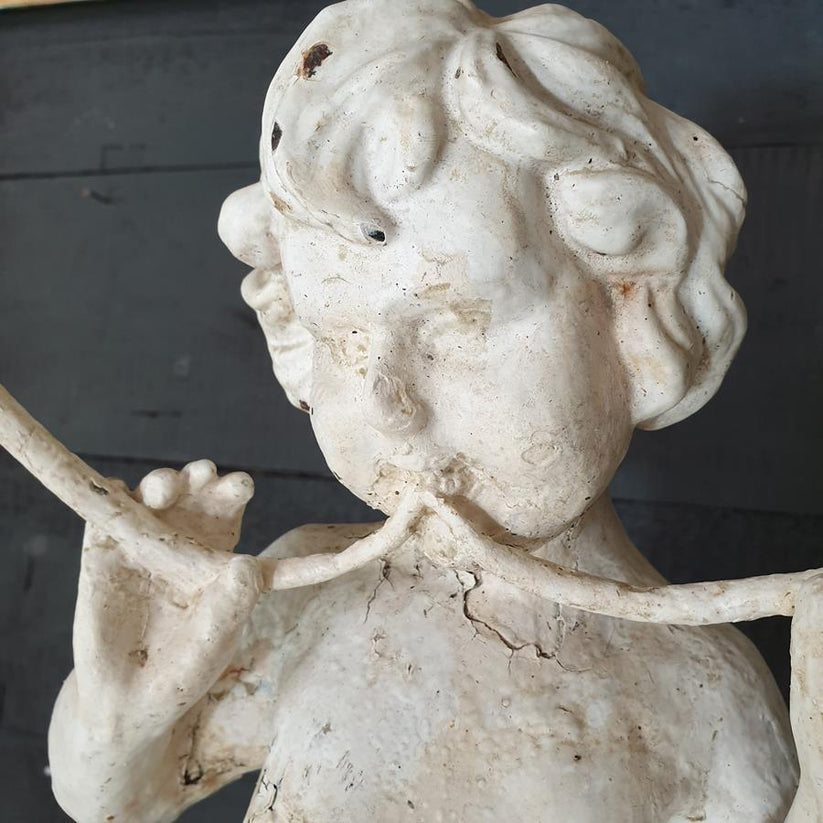 19th Century Cast Iron Figure Of A Boy, Buy On Line Tigers Decorative UK