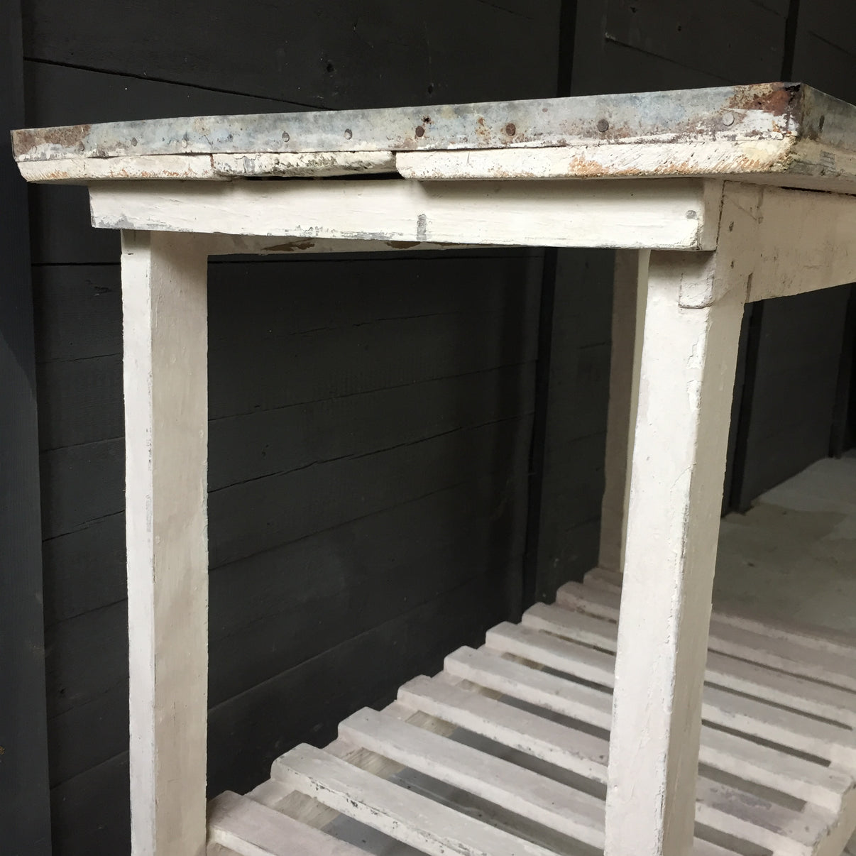 20th Century Zinc Top Dairy Table, Buy On Line, Tigers Decorative UK