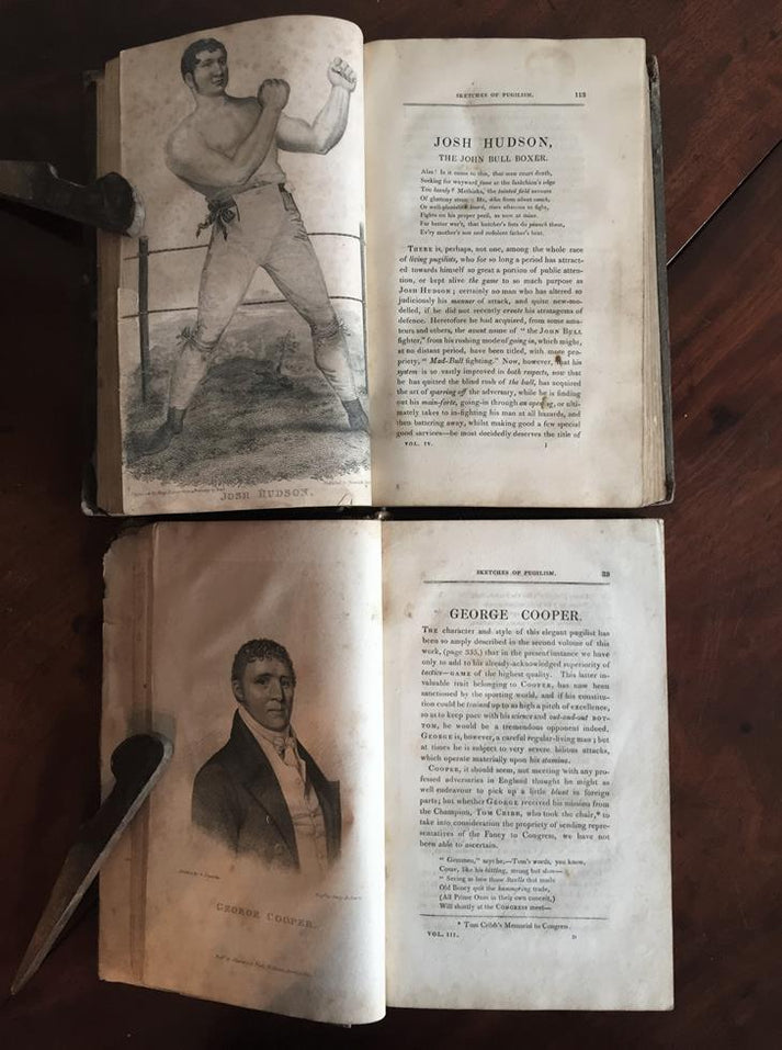 19th Century Books On Boxiana, Sketches Of Modern Pugilism, Boxing ...